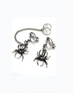 Spider - Clip On Earrings for unpierced Ear Lobes