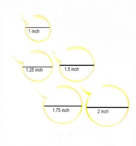 Hoops for non pierced ears - Golden and Silver Tone.